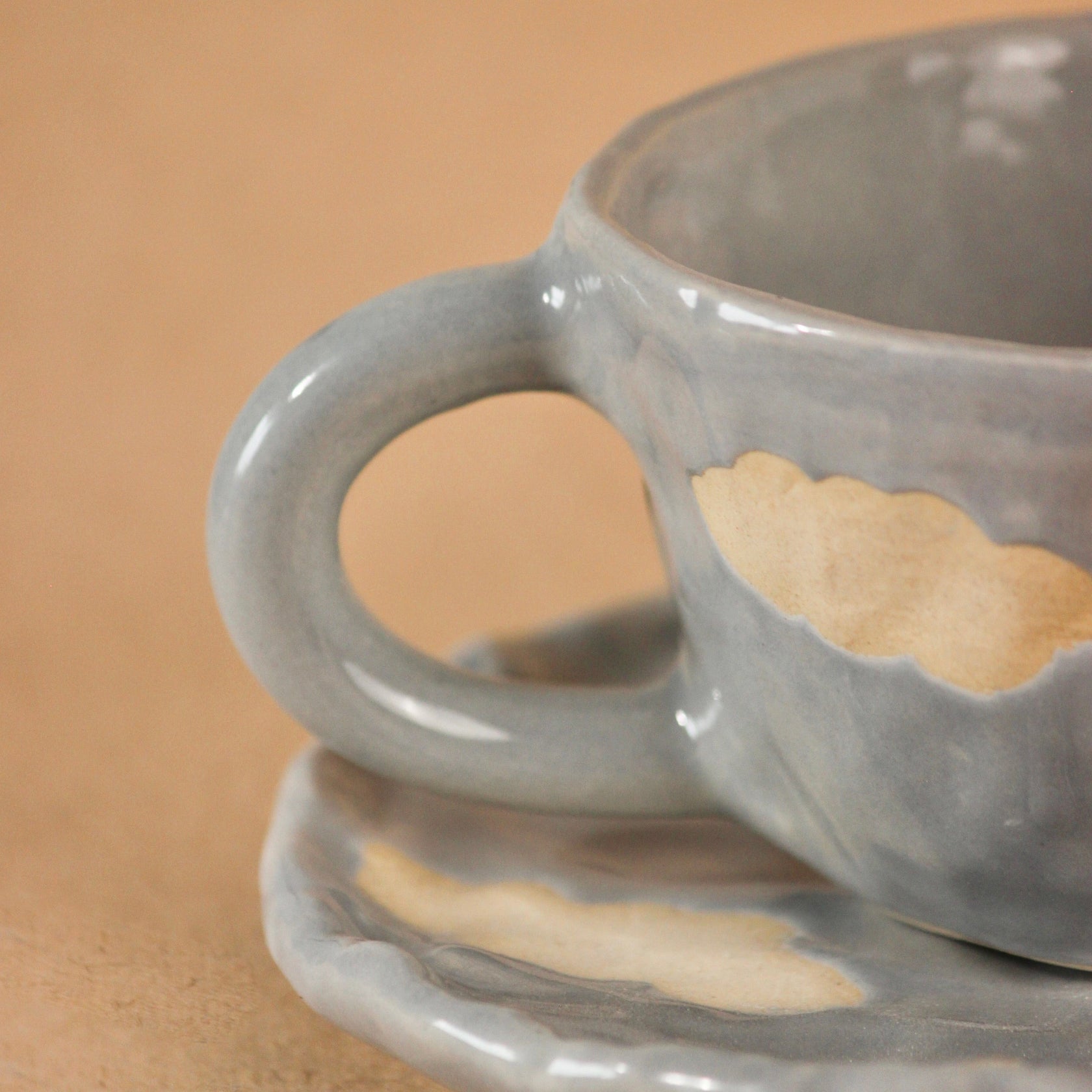 Buy Light Blue Cloud Ceramic Mug for Coffee / Tea / Milk | The Orby ...